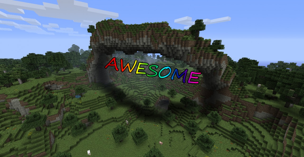 AWESOME Land Structure Minecraft Map