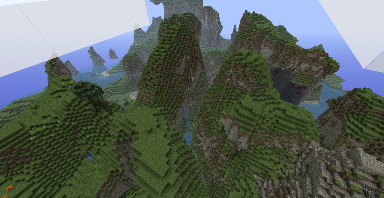 Berge Dorf Minecraft Map
