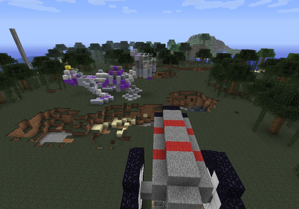 Future of warfare series: cannon of the future red team Minecraft Map