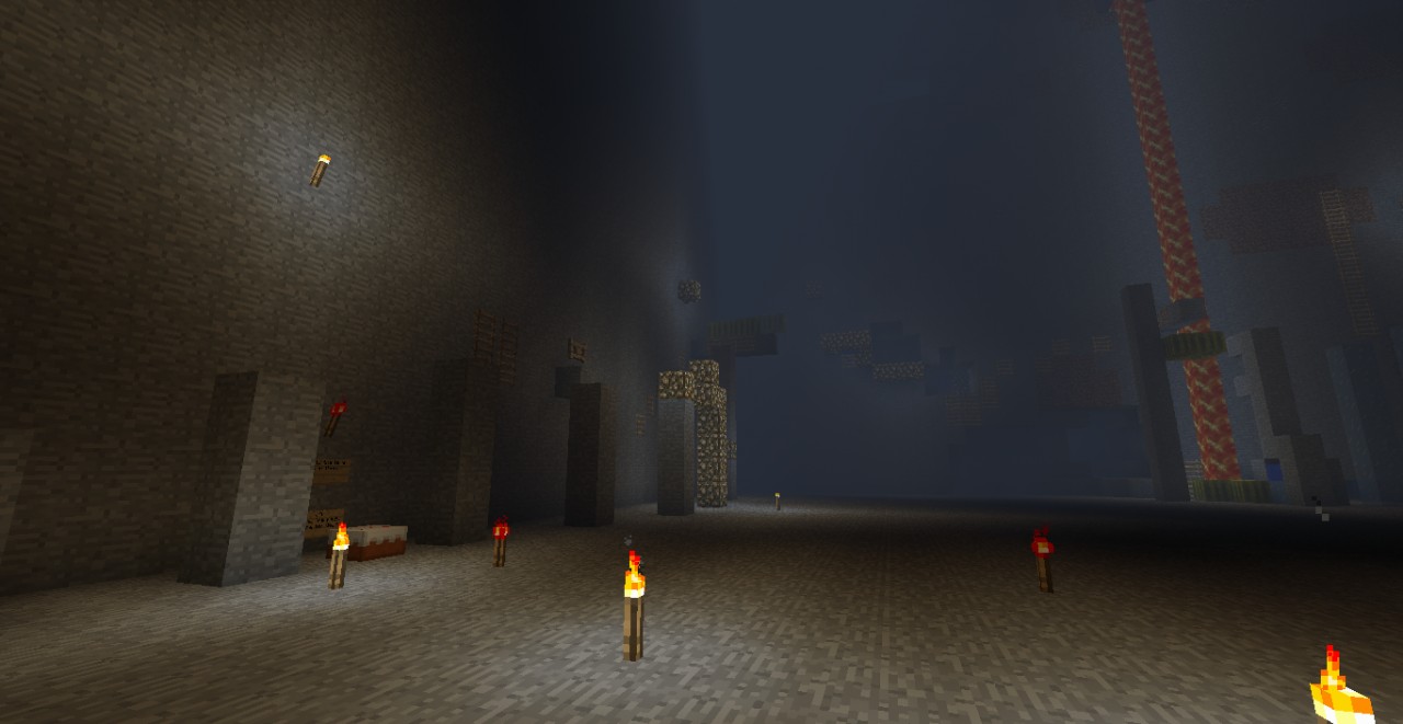 Cave escape parkour map Minecraft Map