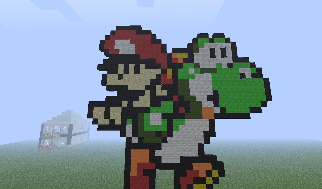 Mario and Yoshi Minecraft Map