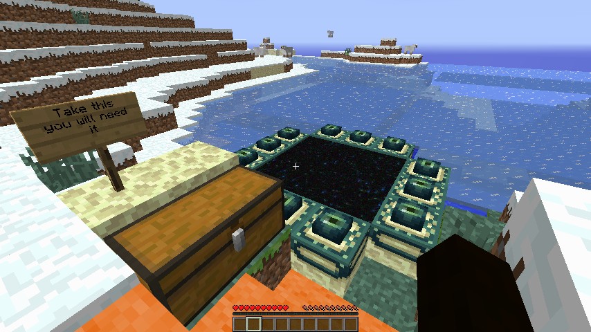 The End battle Minecraft Map