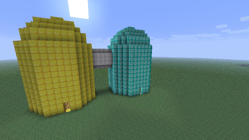2 Random Pillars Minecraft Map