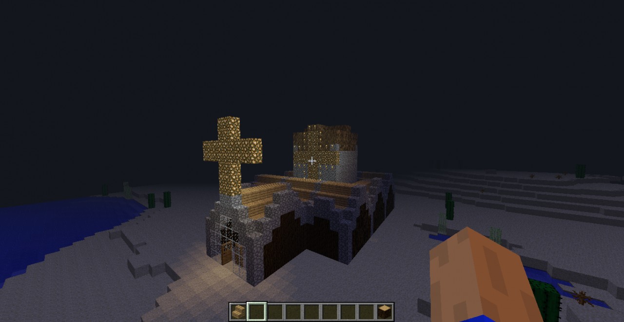 My finished church Minecraft Map