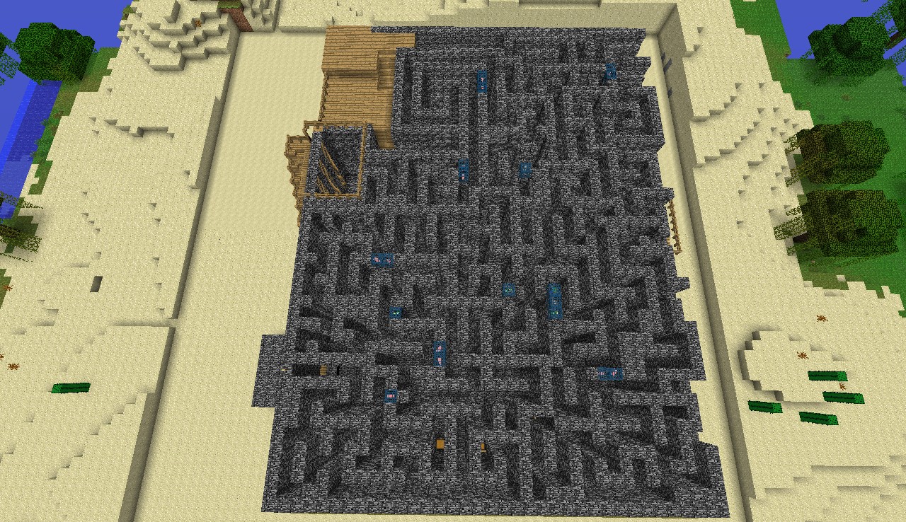 Maze World Minecraft Map