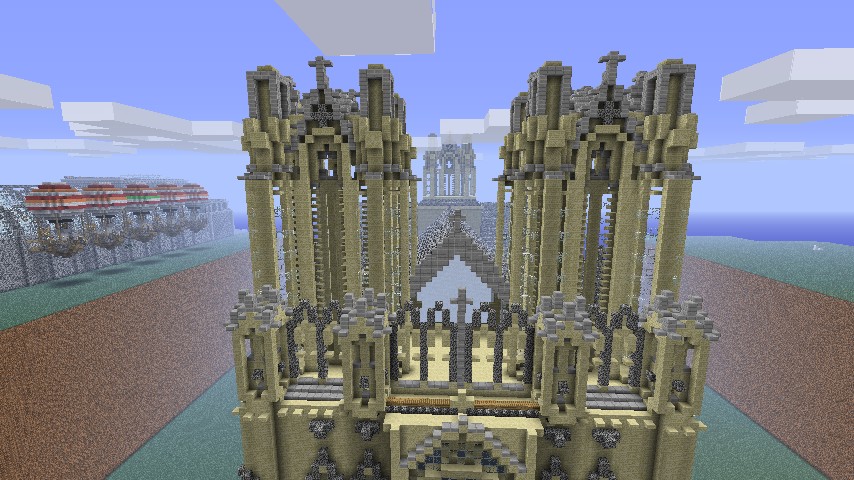Mega cathedral / church sandstone Minecraft Map
