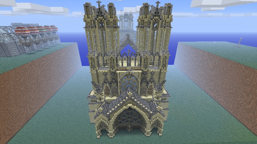 Mega cathedral / church sandstone Minecraft Map