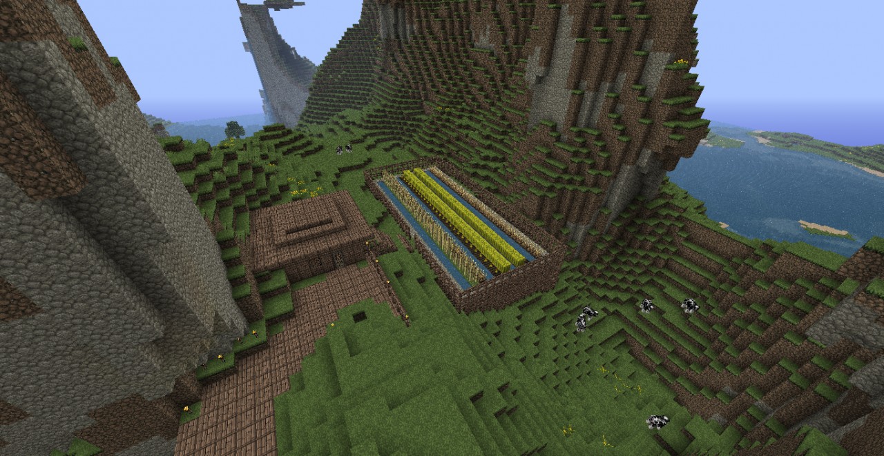 Berge Dorf Minecraft Map