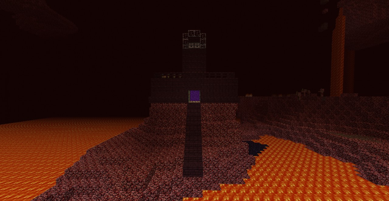 Nether Base Minecraft Map