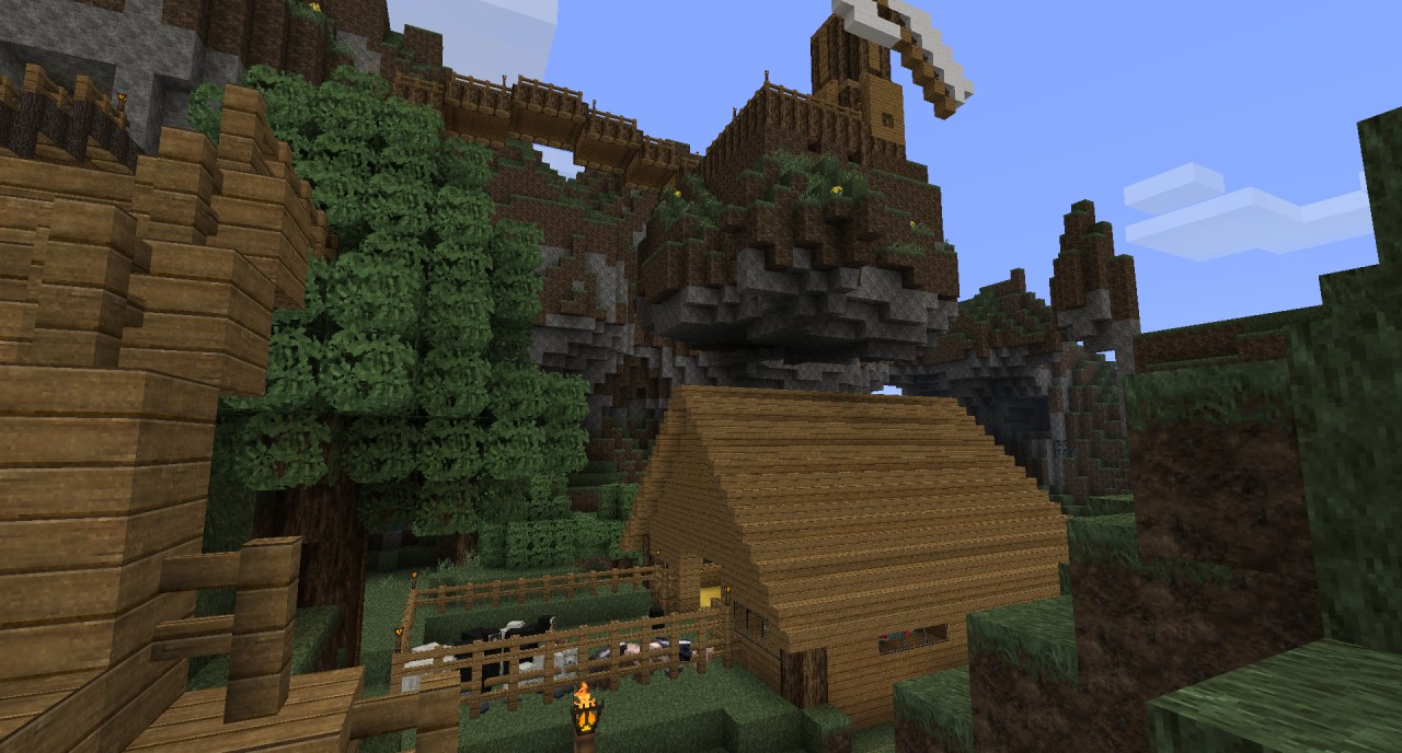 Mountain Village Minecraft Map