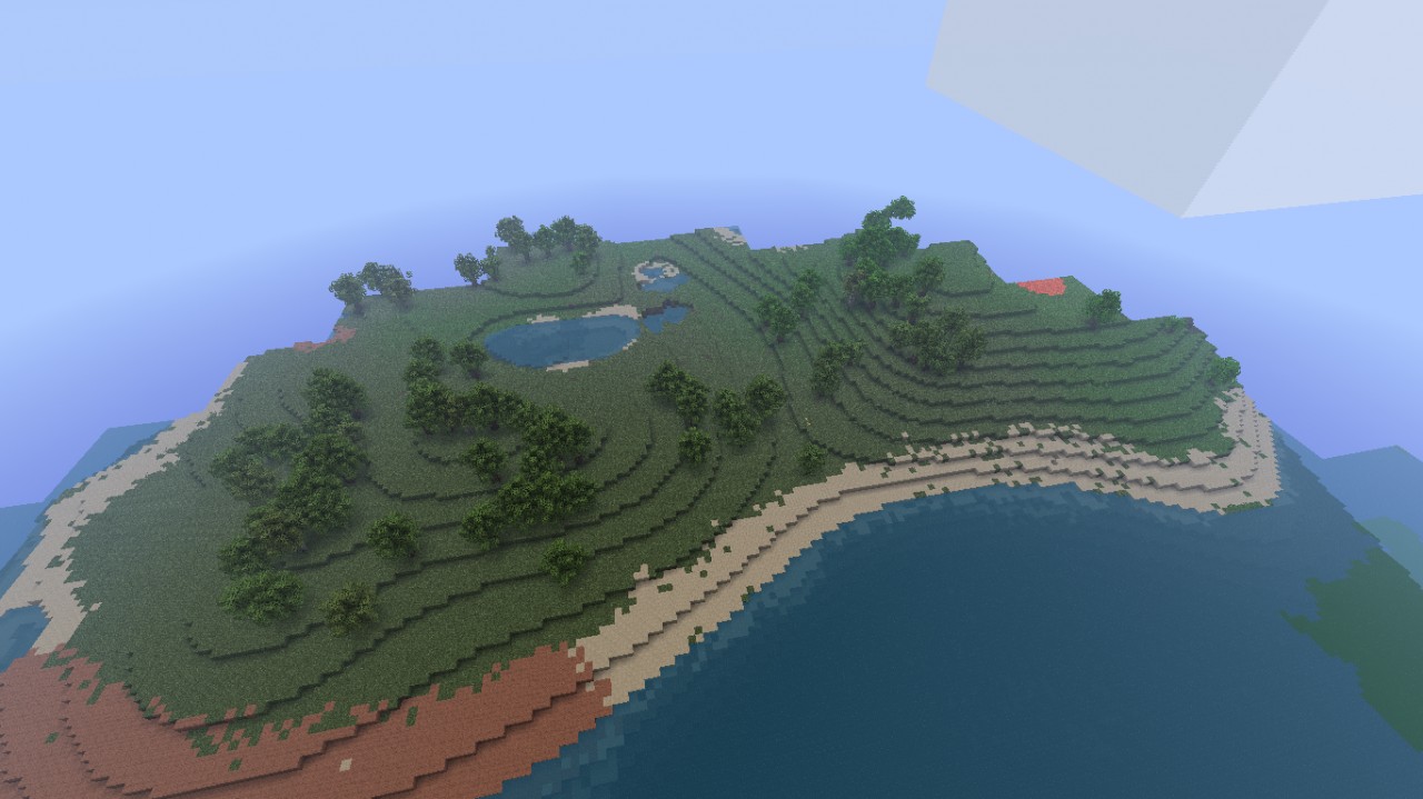 Paradise Island - Custom Terrain Island! Minecraft Map
