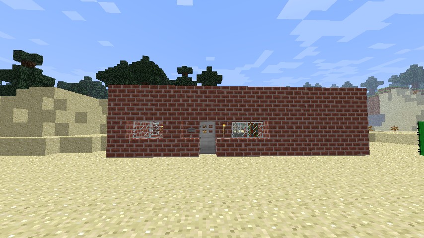 Minecraft brick house with end portal!!! Minecraft Map