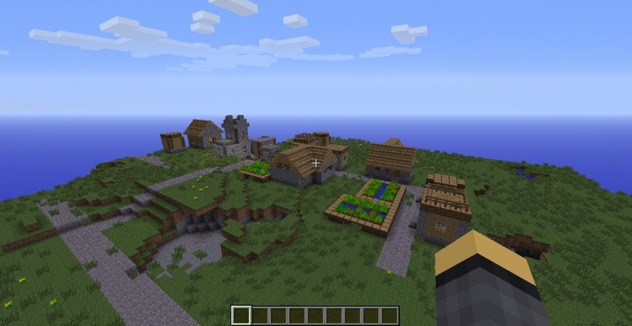 Upgrading a 1.0.0 village Minecraft Map
