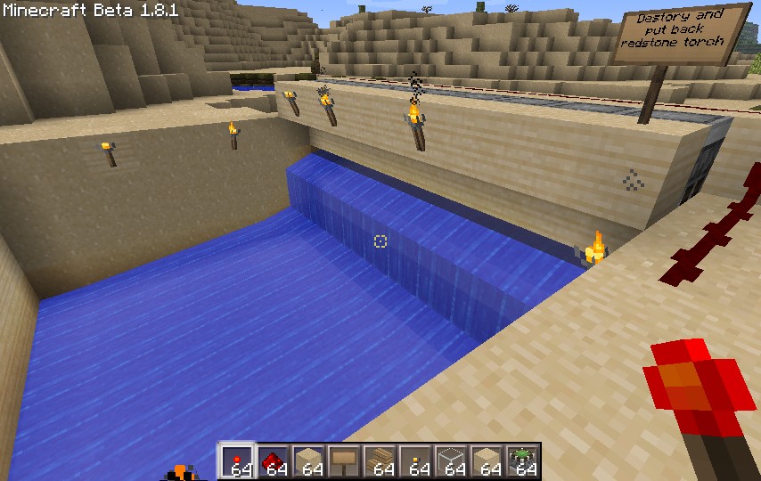 Desert Dam Minecraft Map