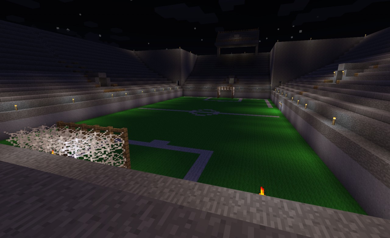 Soccer stadium Minecraft Map