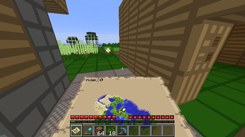 Village glass globe v.2 Minecraft Project