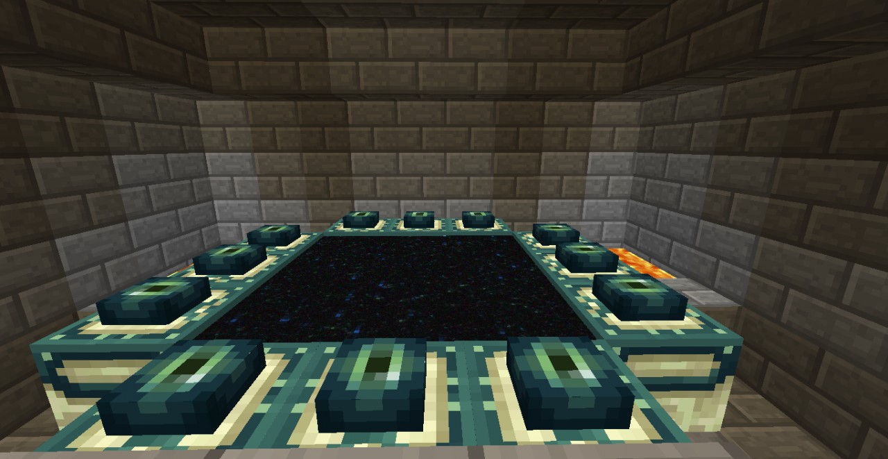 End portal and supplies Minecraft Map