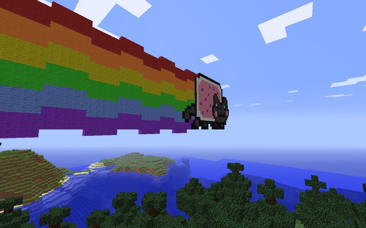 Nyan Cat Minecraft Map