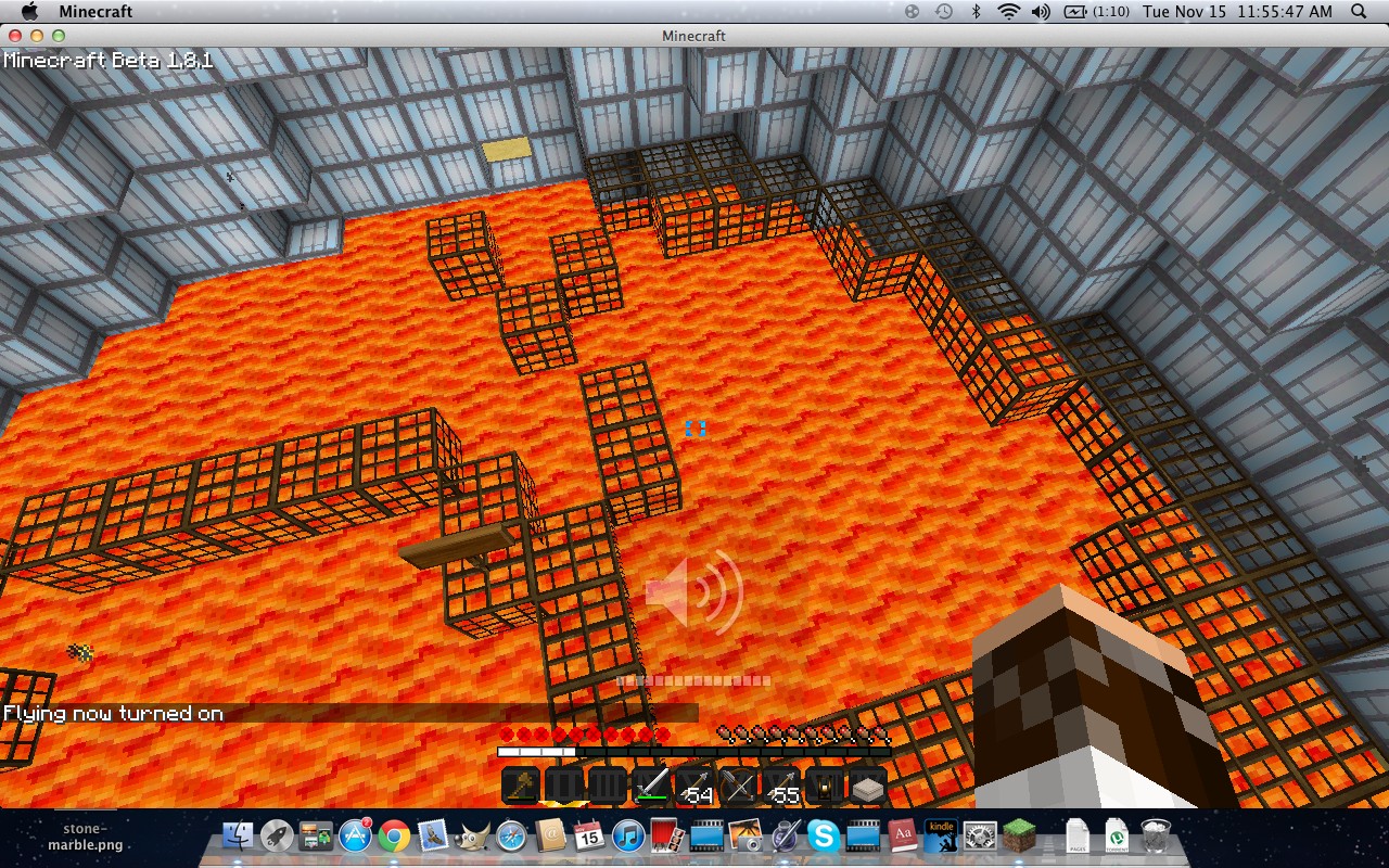 The floor is lava Minecraft Map