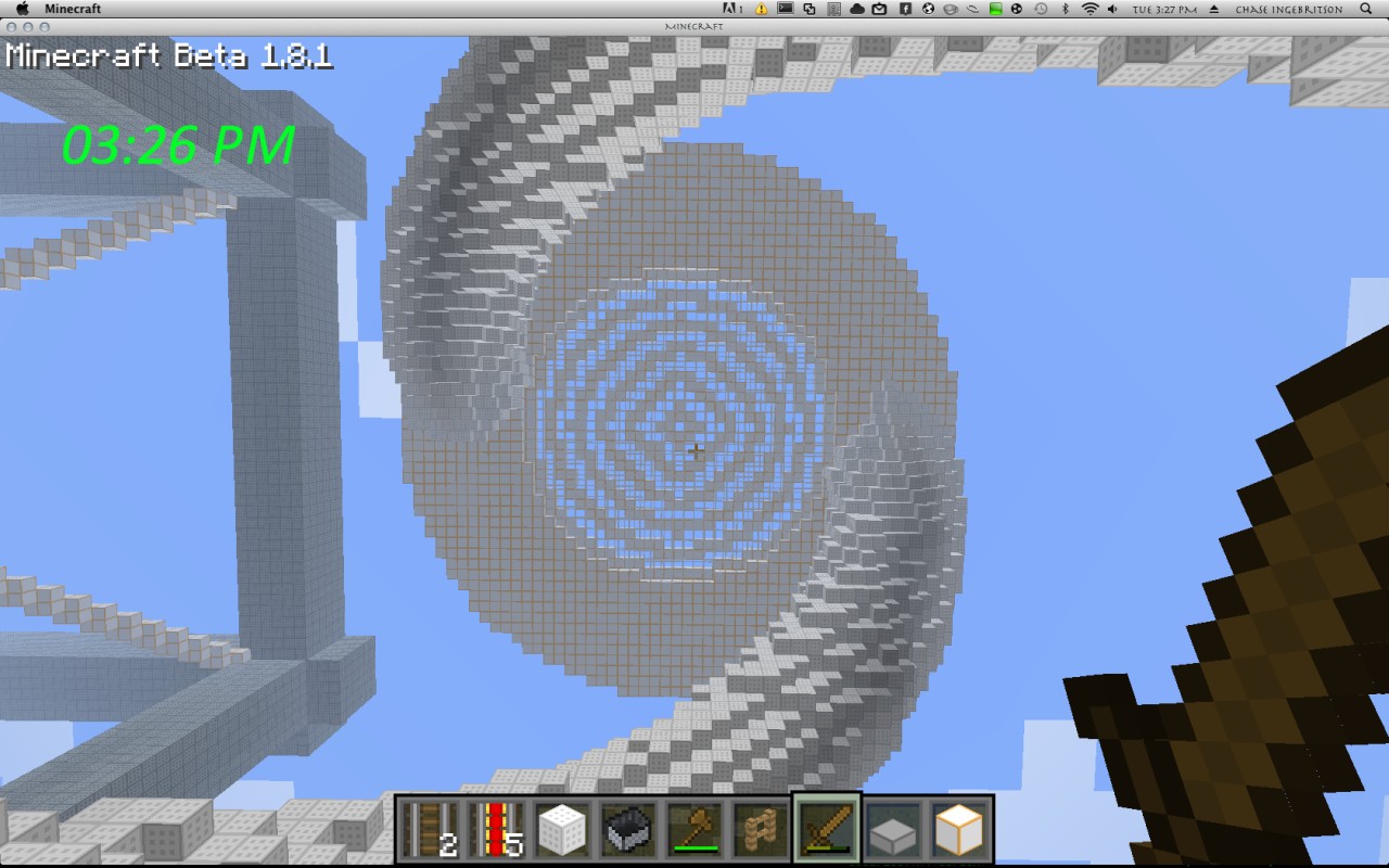 Double Helix Tower Minecraft Map