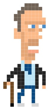 Old Man pixelart Minecraft Map