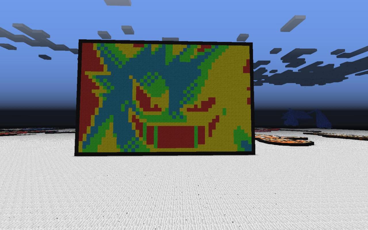 Technicolor gengar Minecraft Map
