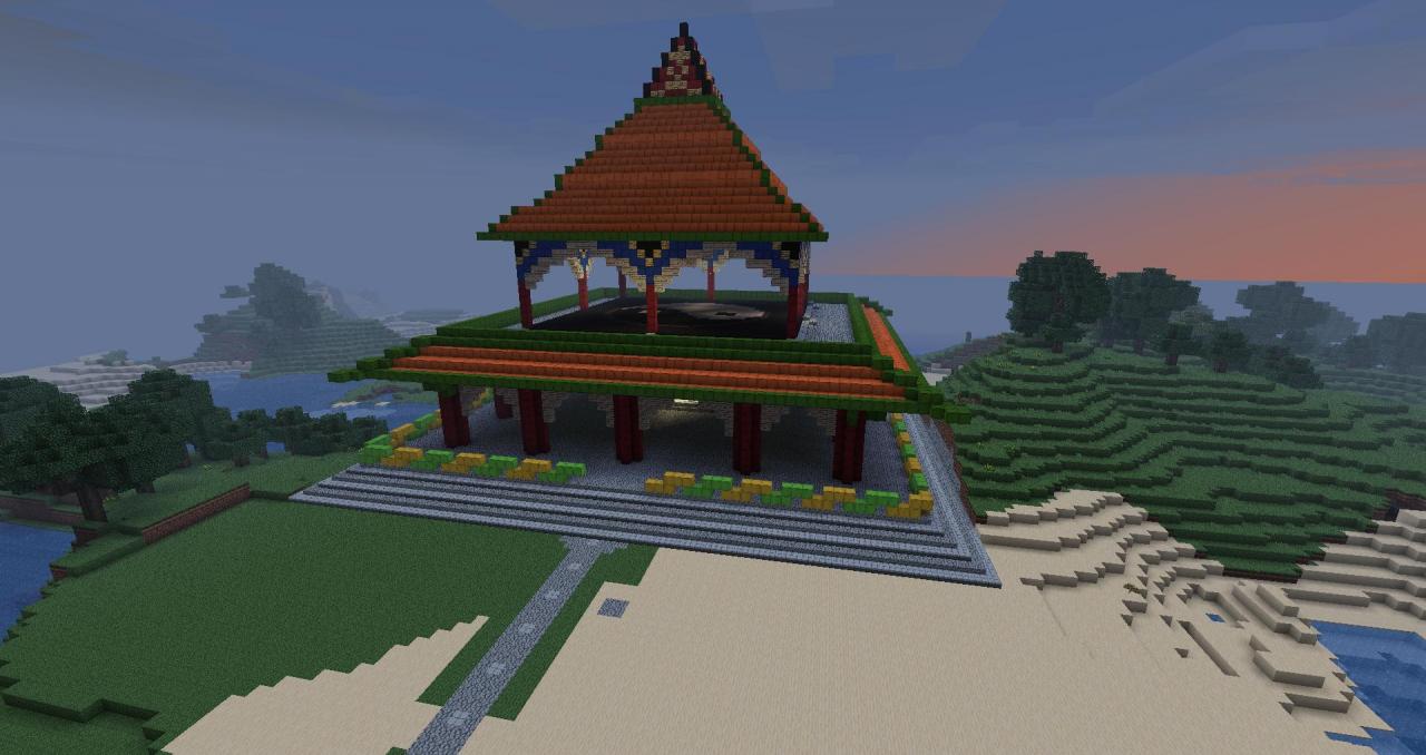 Chinese praying shrine Minecraft Map