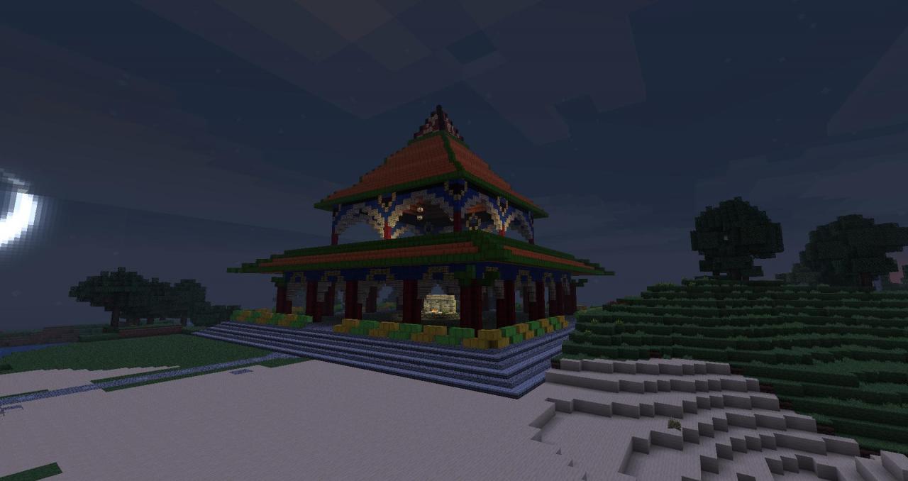 Chinese praying shrine Minecraft Map