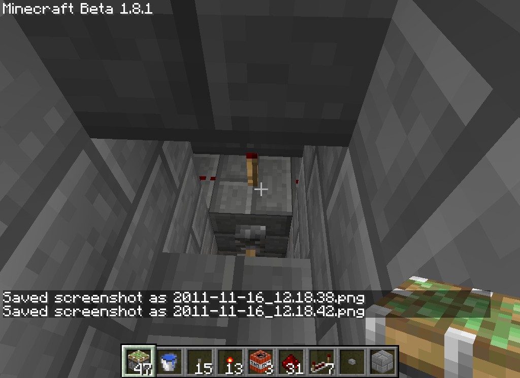 minecraft redstone pop up stair and tower with waterslide tower ...