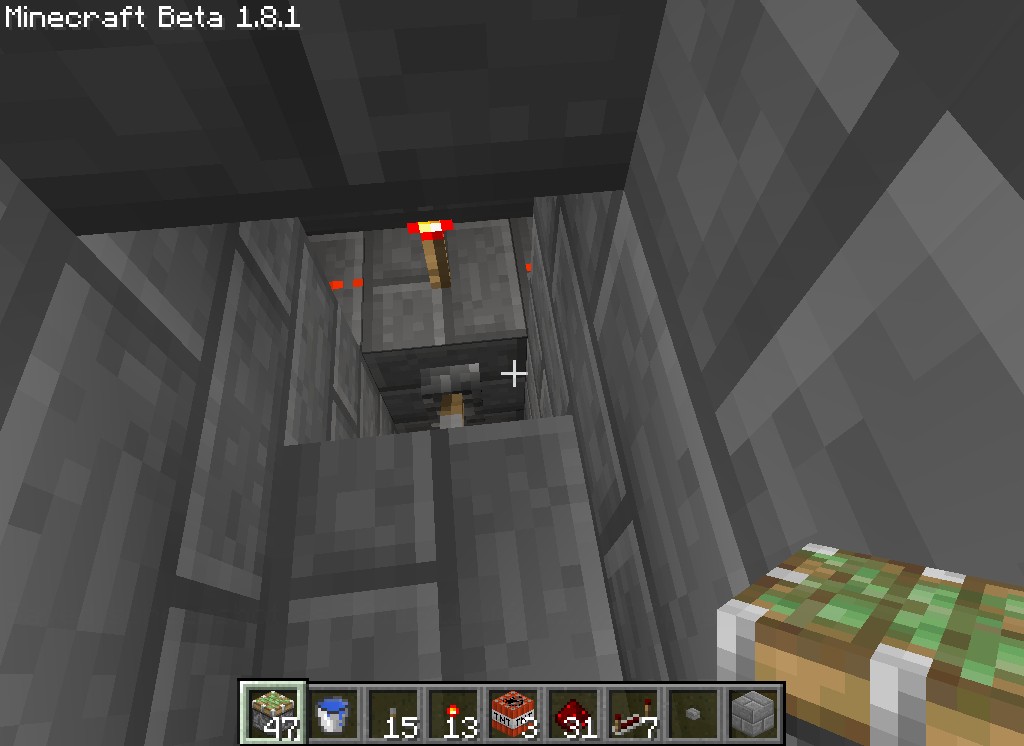 minecraft redstone pop up stair and tower with waterslide tower Minecraft Map