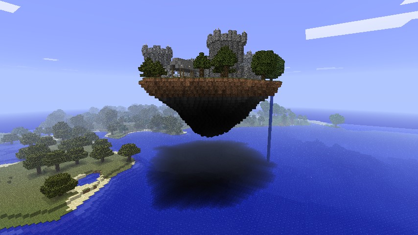 Sky Castle - mini. Minecraft Map