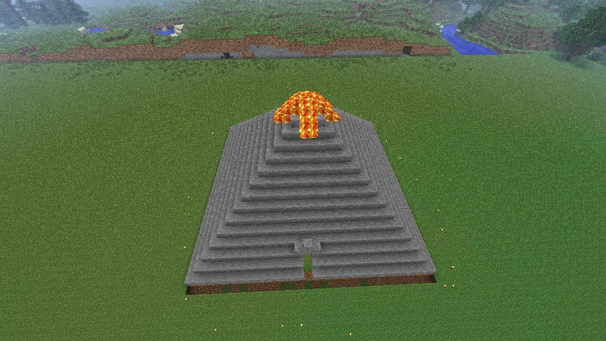Lava Pyramid Minecraft Map