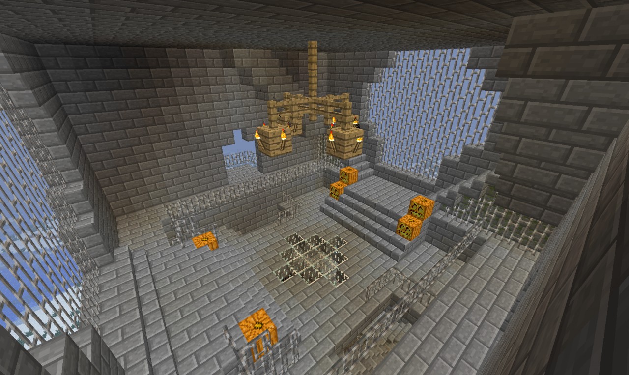 super cool skull tower! Minecraft Map