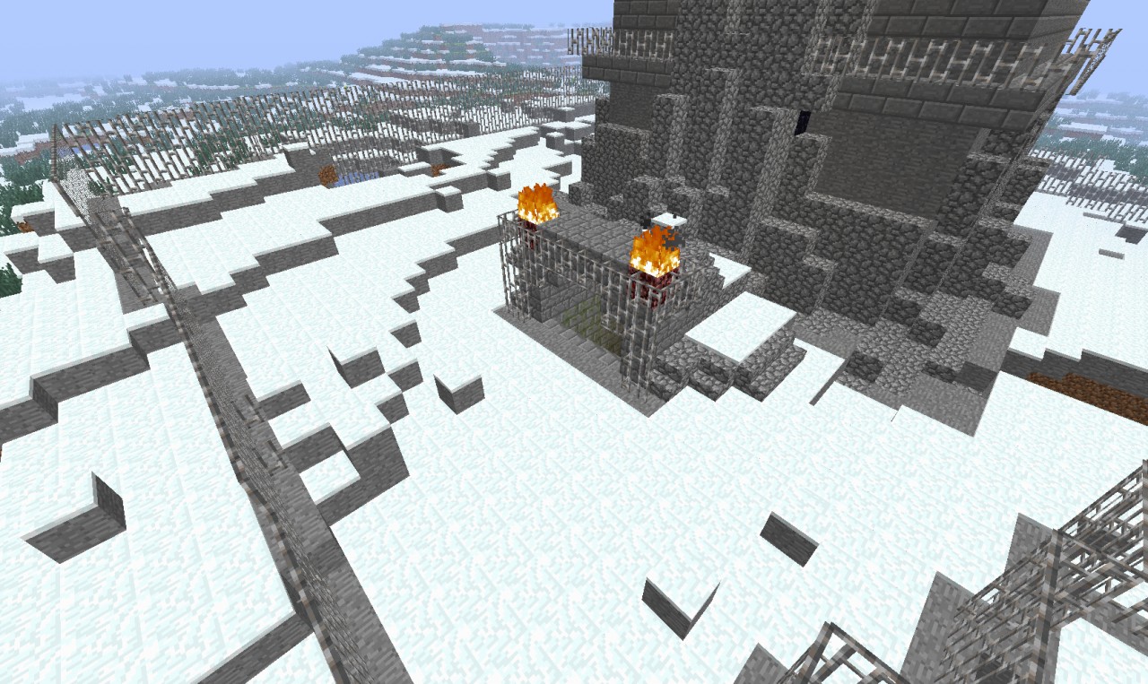 super cool skull tower! Minecraft Map