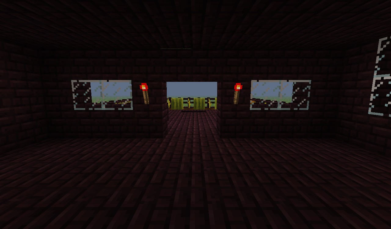 Nether Brick House Concept :D Minecraft Map