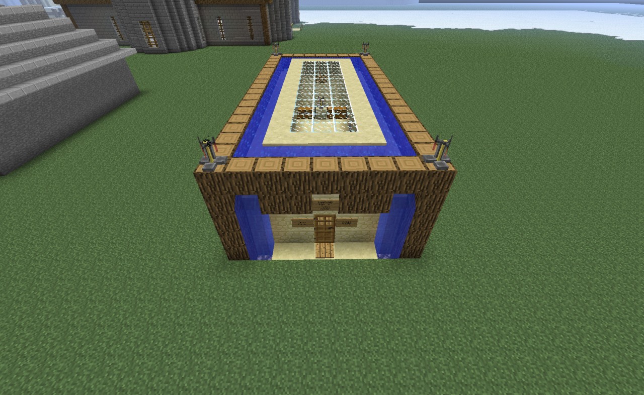 10,000 Potions and a small hut Minecraft Map