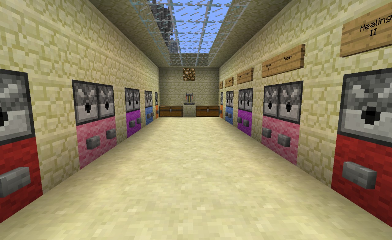 10,000 Potions and a small hut Minecraft Map