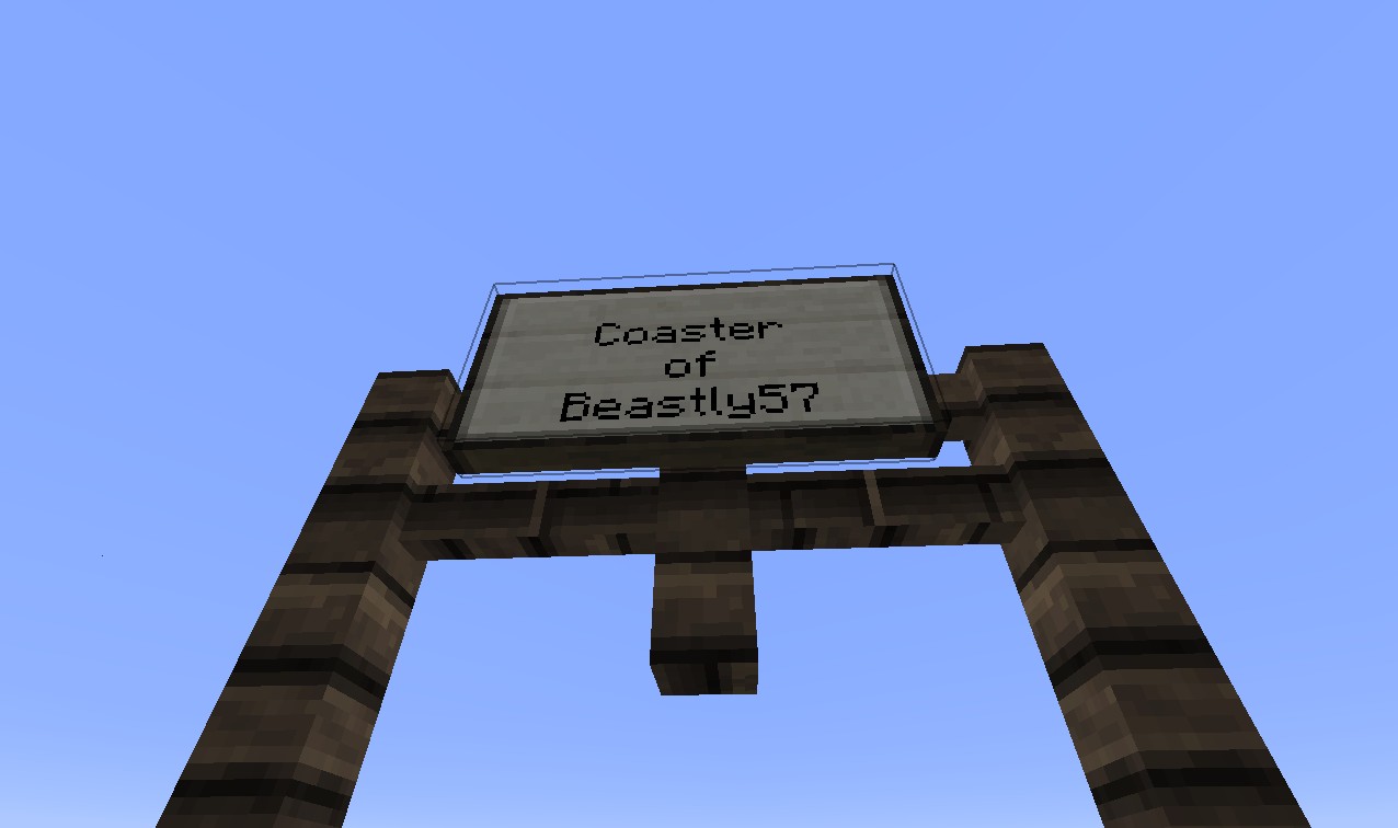 My Wooden Coaster Minecraft Map