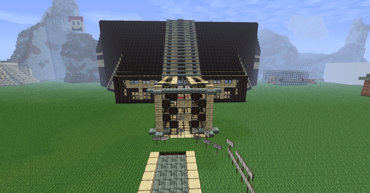Nick's chocolate Mansion Minecraft Map