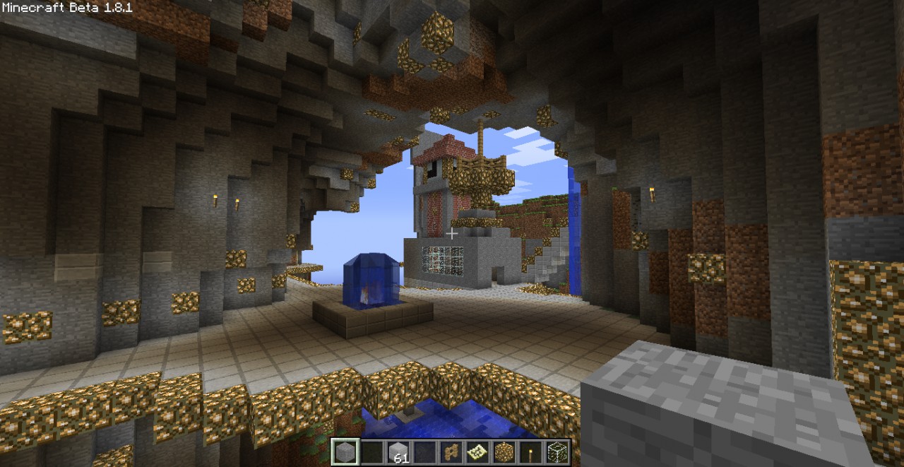 hanging city Minecraft Map