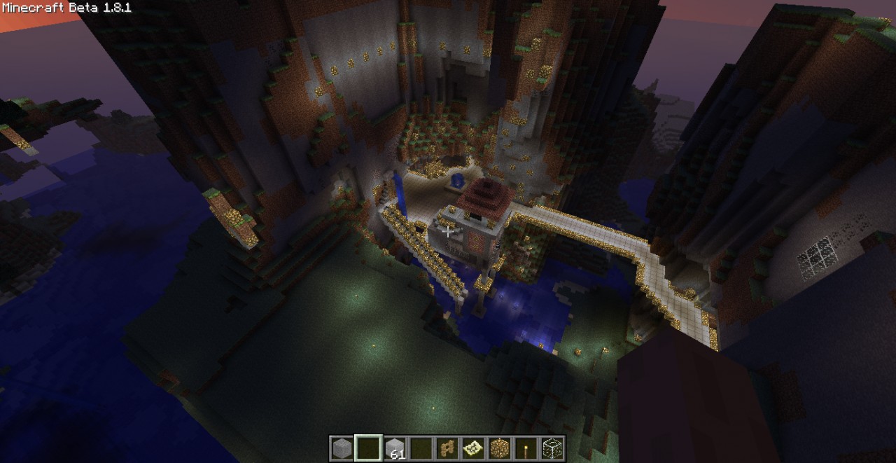 hanging city Minecraft Map