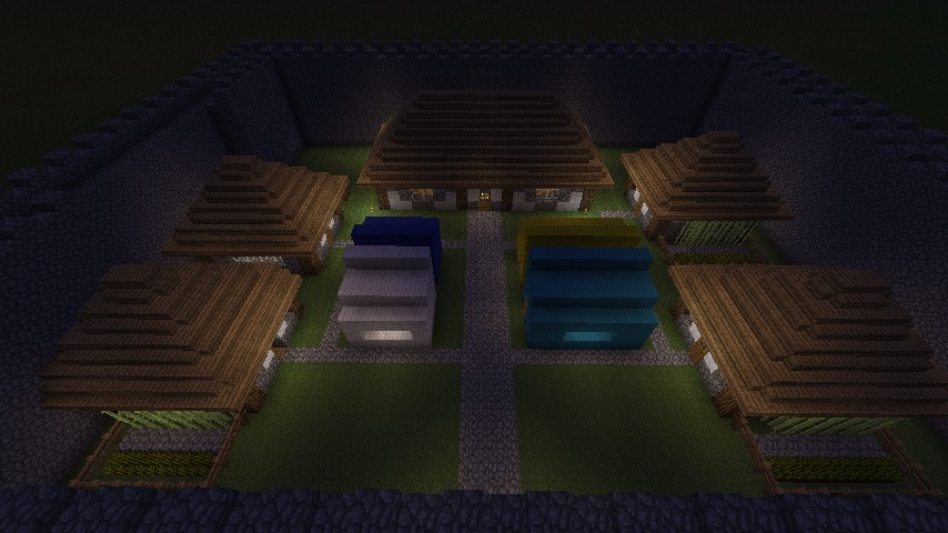 Flatland + village Minecraft Map