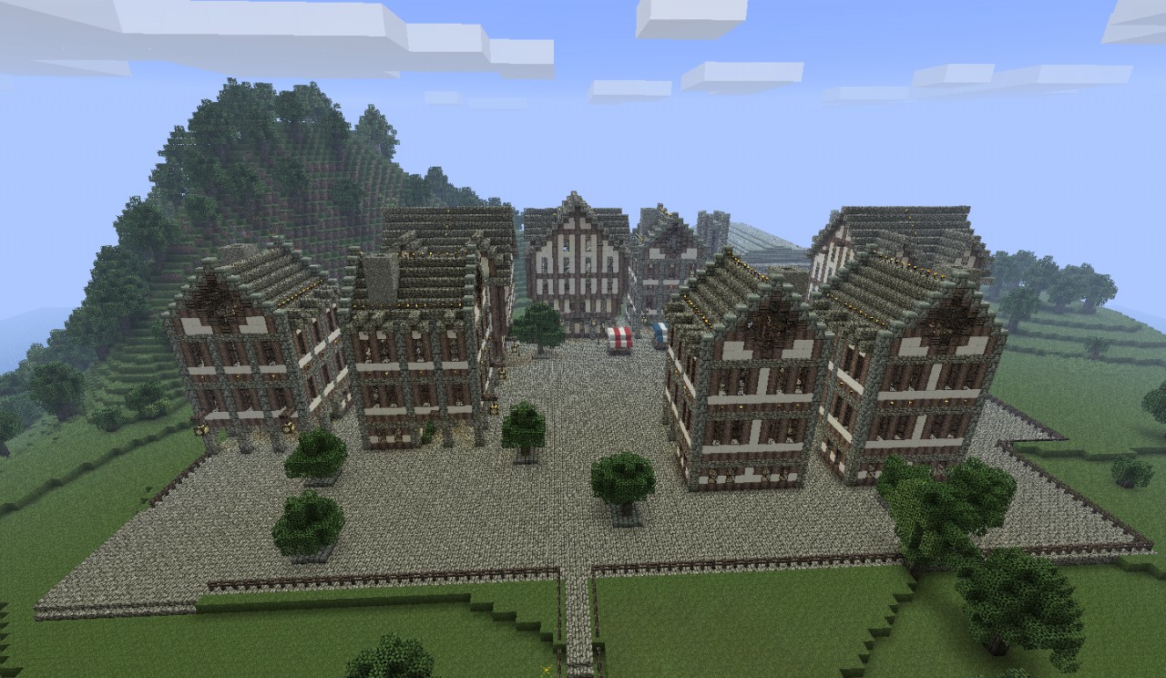 German Medieval City Minecraft Map
