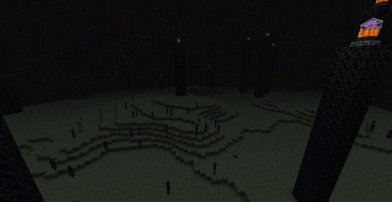 The END - Play now, portal just near spawn Minecraft Map