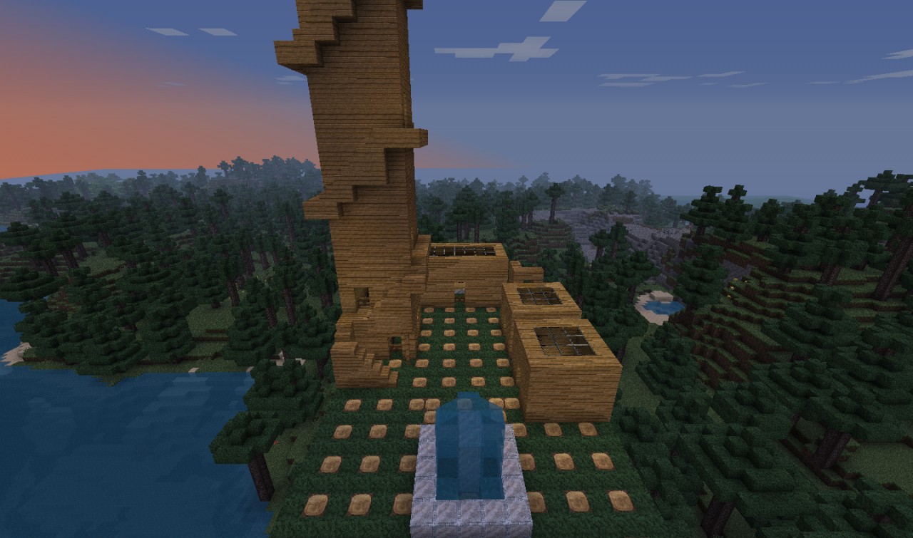 Tree town Minecraft Map