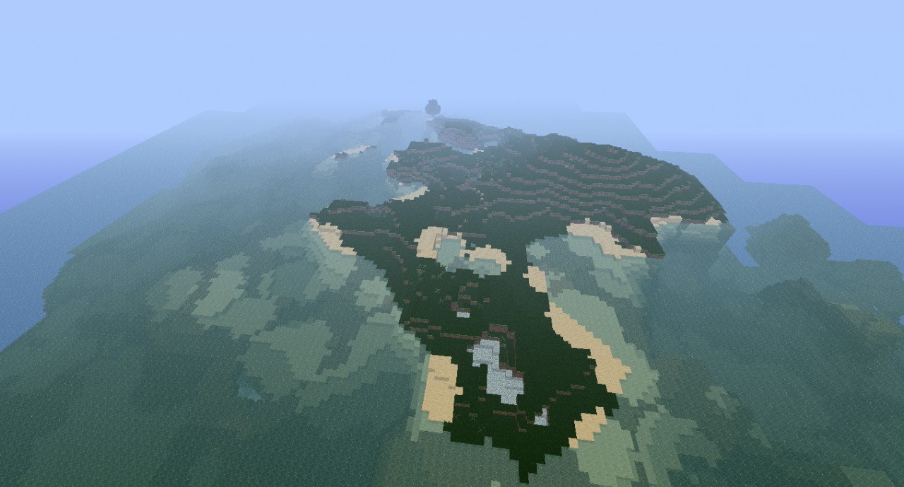 island seed CHALLENGE Minecraft Map