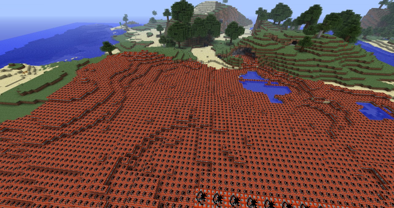 Minecraft TNT World Destroyer 1 Minecraft Map