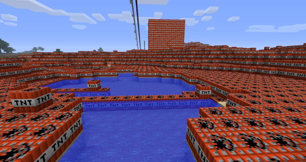 Minecraft TNT World Destroyer 1 Minecraft Map