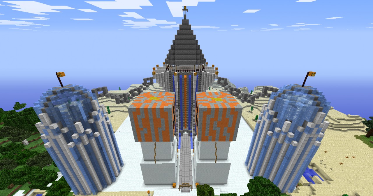snow golem temple Minecraft Map