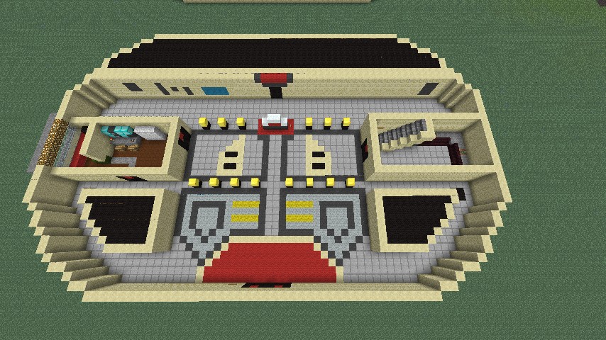 FF7's shinra building Minecraft Map
